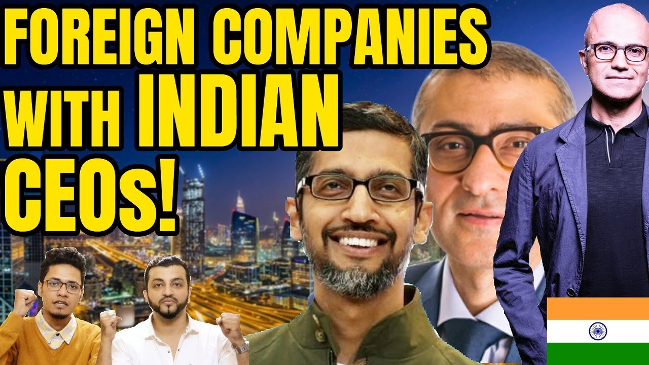 INDIAN CEOs OF FAMOUS FOREIGN COMPANIES Hindi Urdu TBV indian-ceos-of-famous-foreign-companies-hindi-urdu-tbv