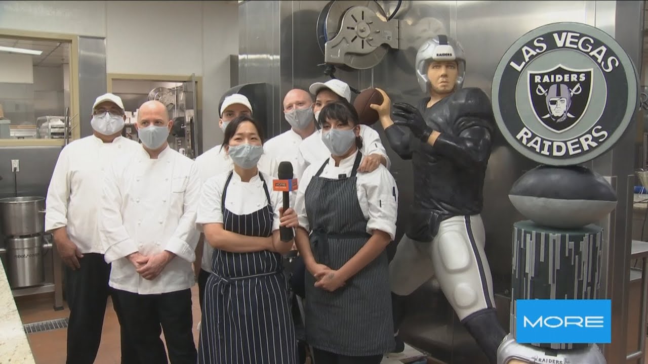 Pastry chefs celebrate the Raiders in a sweet way - YouTube