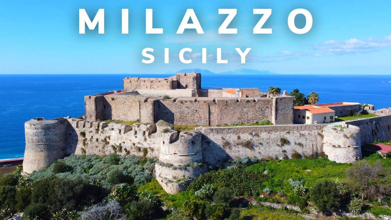MILAZZO SICILY, THE BEST PLACES Drone view #video #dji #sicily #castle ...