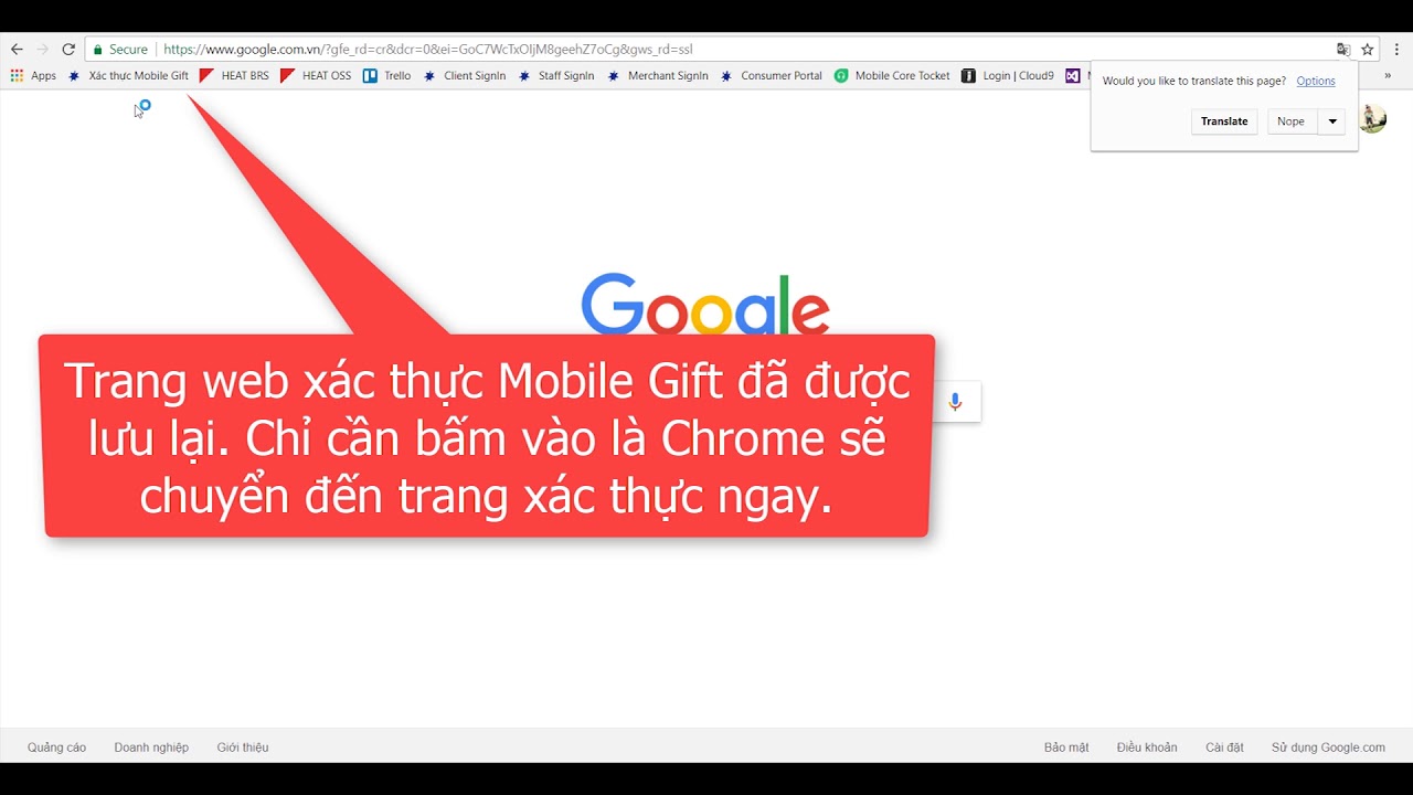 Hướng dẫn đăng nhập và xác thực Mobile Gift Set - YouTube