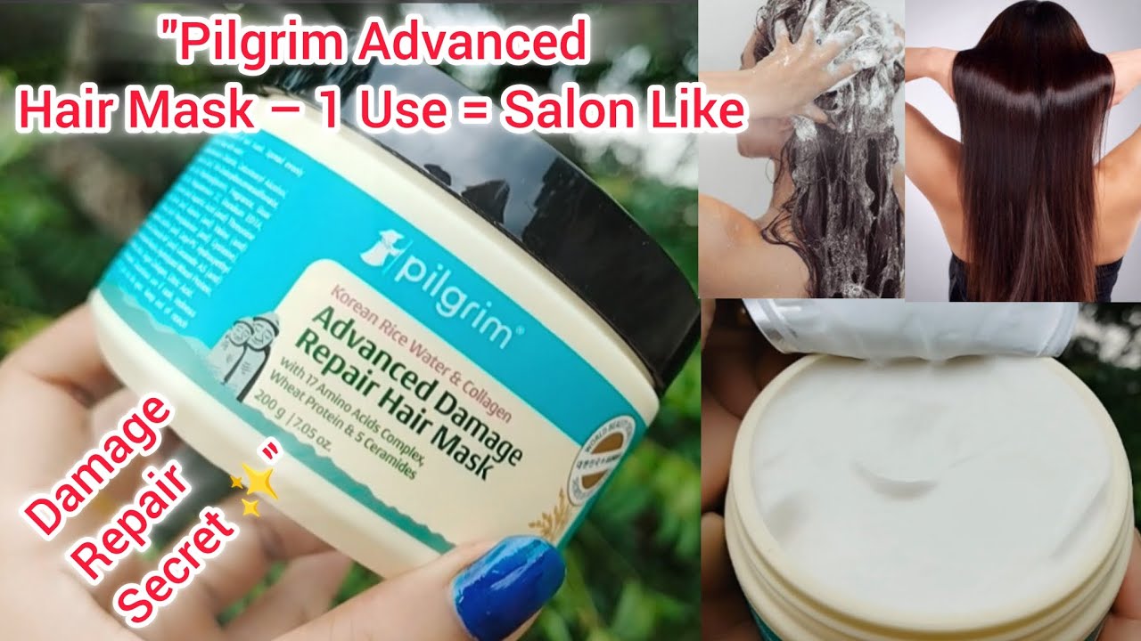 Pilgrim Advanced Hair Mask – 1 Use = Salon Like Shine 😍 | Damage Repair ...