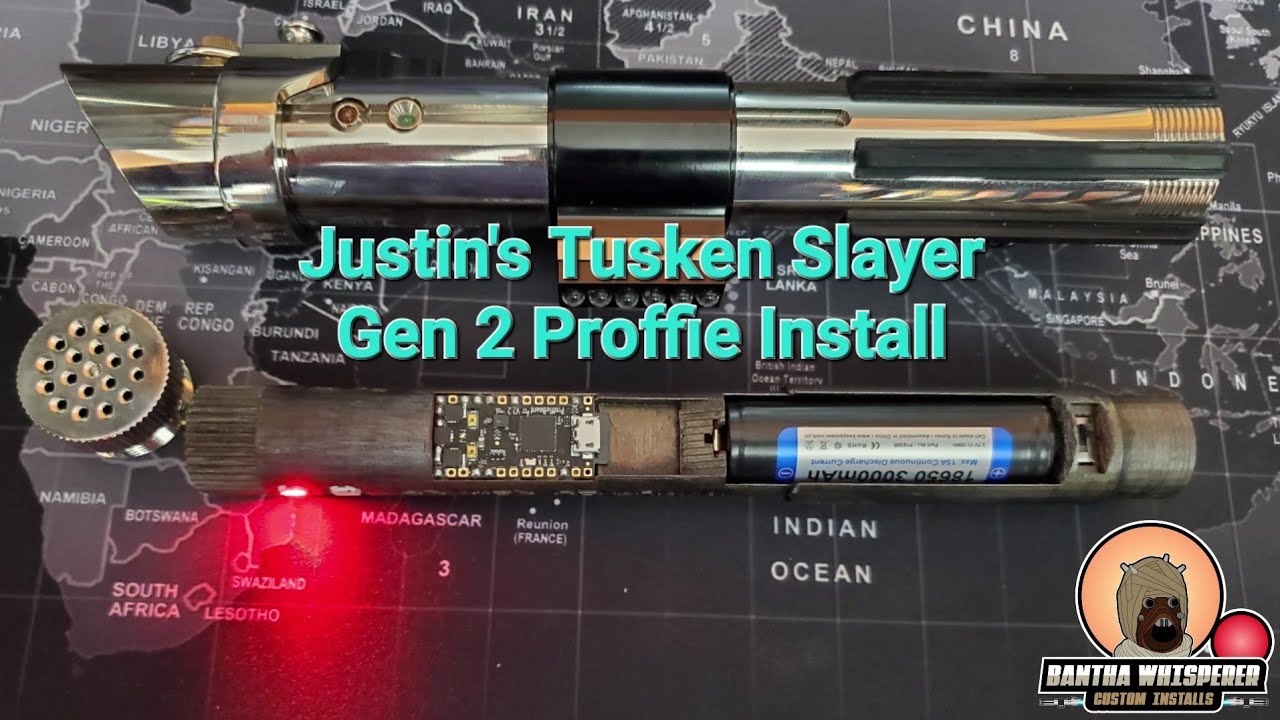 Justin's Tusken Slayer Gen 2 Proffie Install - YouTube