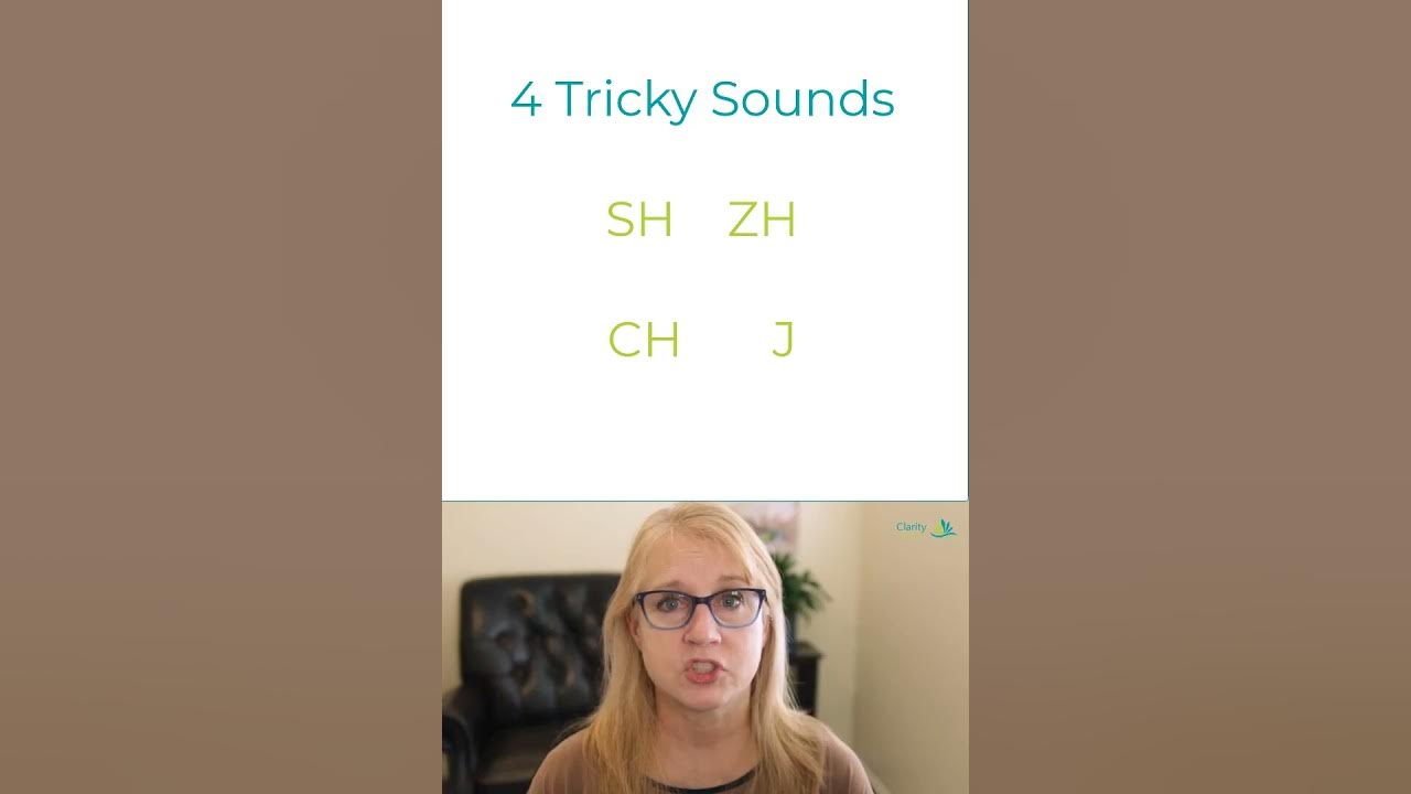 Four Tricky Sounds in American English -- SH, ZH, CH and J -- Part 1 ...