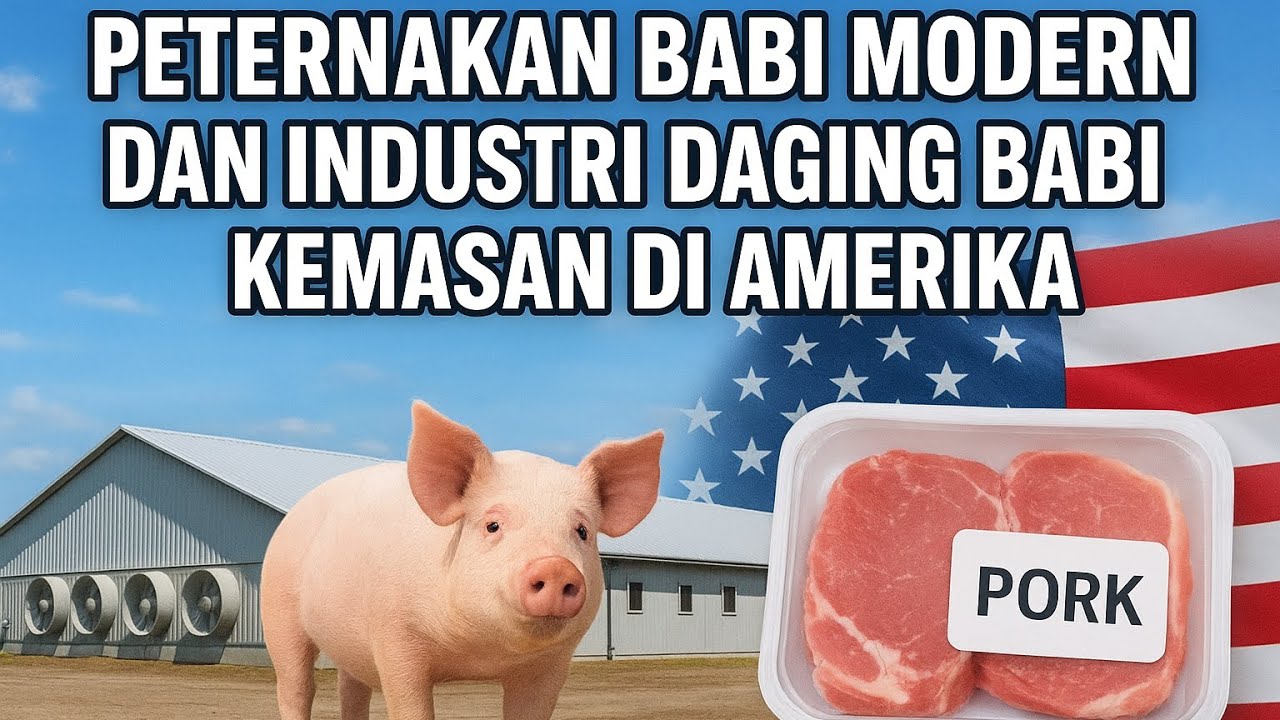 peternakan babi modern dan industri daging babi kemasan di Amerika ...
