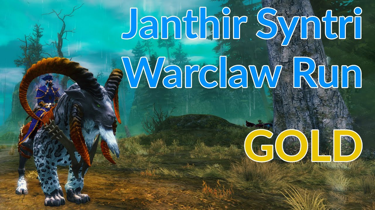GW2 Janthir Wilds - How to get gold on the Janthir Syntri: Warclaw Run ...