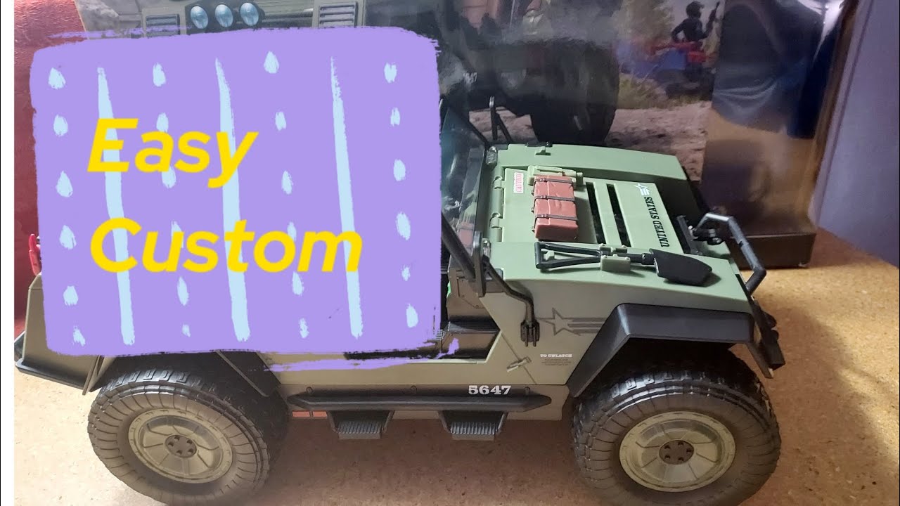 Easy Custom Gi-joe Classified Vamp Jeep - YouTube