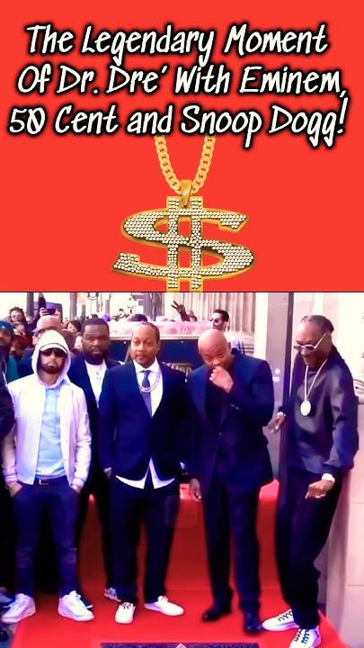 Snoop Dogg, Eminem and 50 Cent unite to honour Dr Dre! #shorts #youtube #hiphop #discomusic # ...