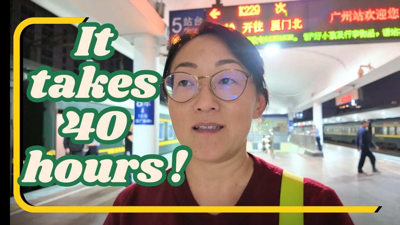 My trip with the Green-skin train in China (Kunming to Xiamen) - YouTube