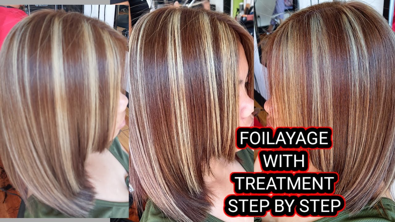 FASHION COLOR,HIGHLIGHTS +BASE COLOR/ FOILAYAGE - YouTube