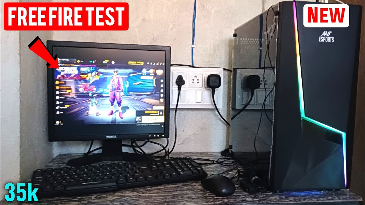 Playing Free Fire In My New Pc | Free Fire Test In Ryzen 5 5600g | 35k ...