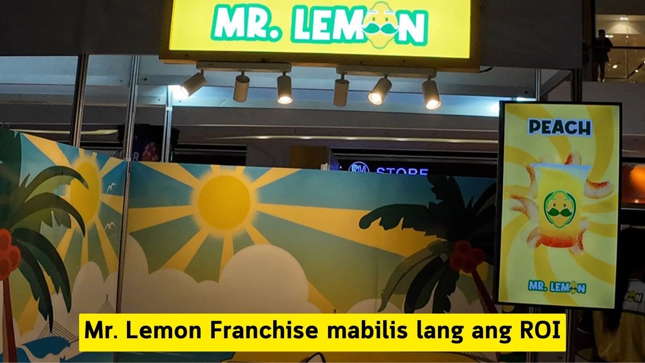 Mr. Lemon, healthy and fresh ang ROI sa Mr. Lemon, Franchise Now ...