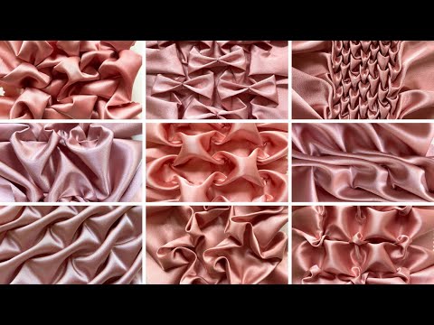 9 SMOCKING DESIGNS | Canadian Smocking Patterns | Fabric Manipulation | Didsbury Art Studio