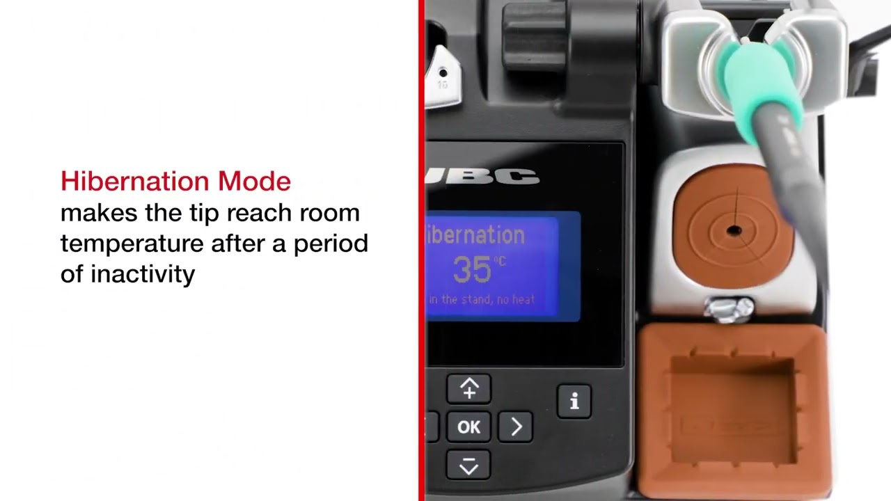 JBC CDE Soldering-Assistant Station - 기술 지능형 온도 관리 - YouTube