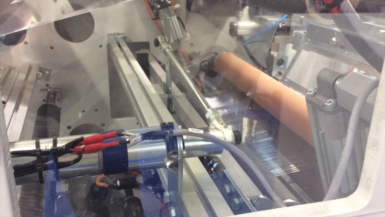 Pre-stretched Film Rewinder T012 - Detailed Video - YouTube