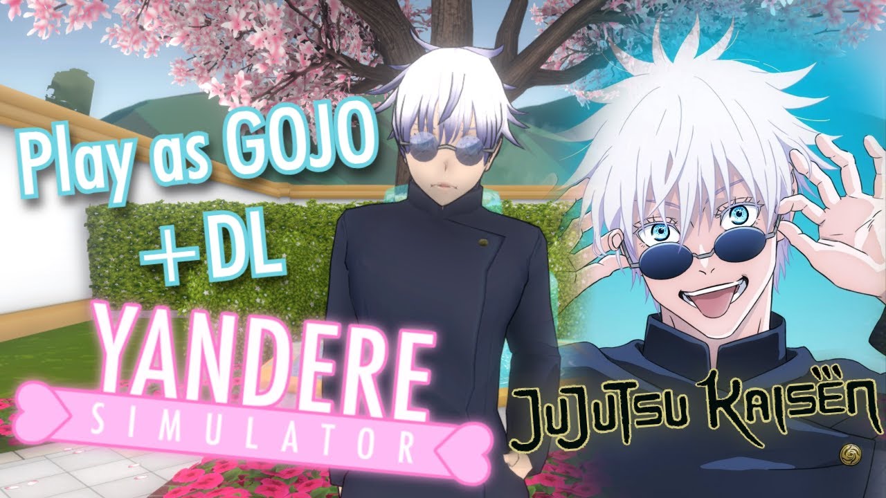 💖 PLAY AS GOJO +DL | Yandere Simulator 🌸 | 9K Subs Special 💗 - YouTube