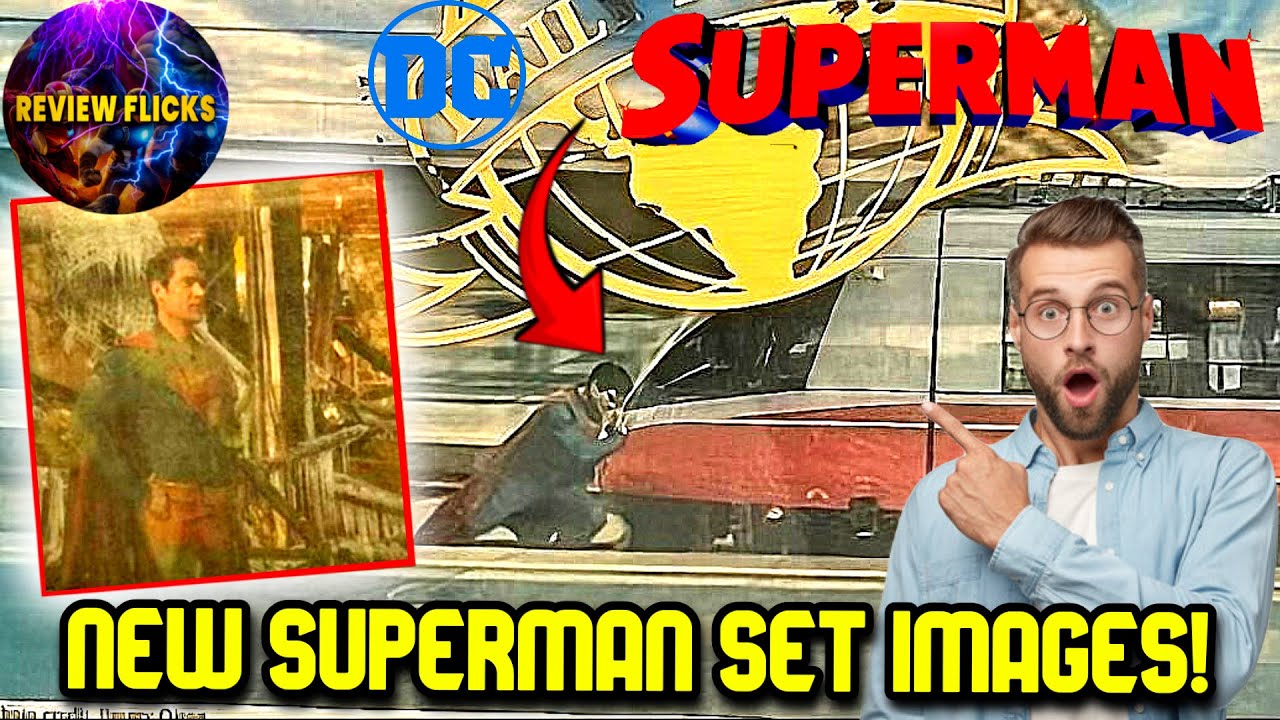 BREAKING: LEAKED SUPERMAN Set Images REVEAL Superman STOPPING A TRAIN ...