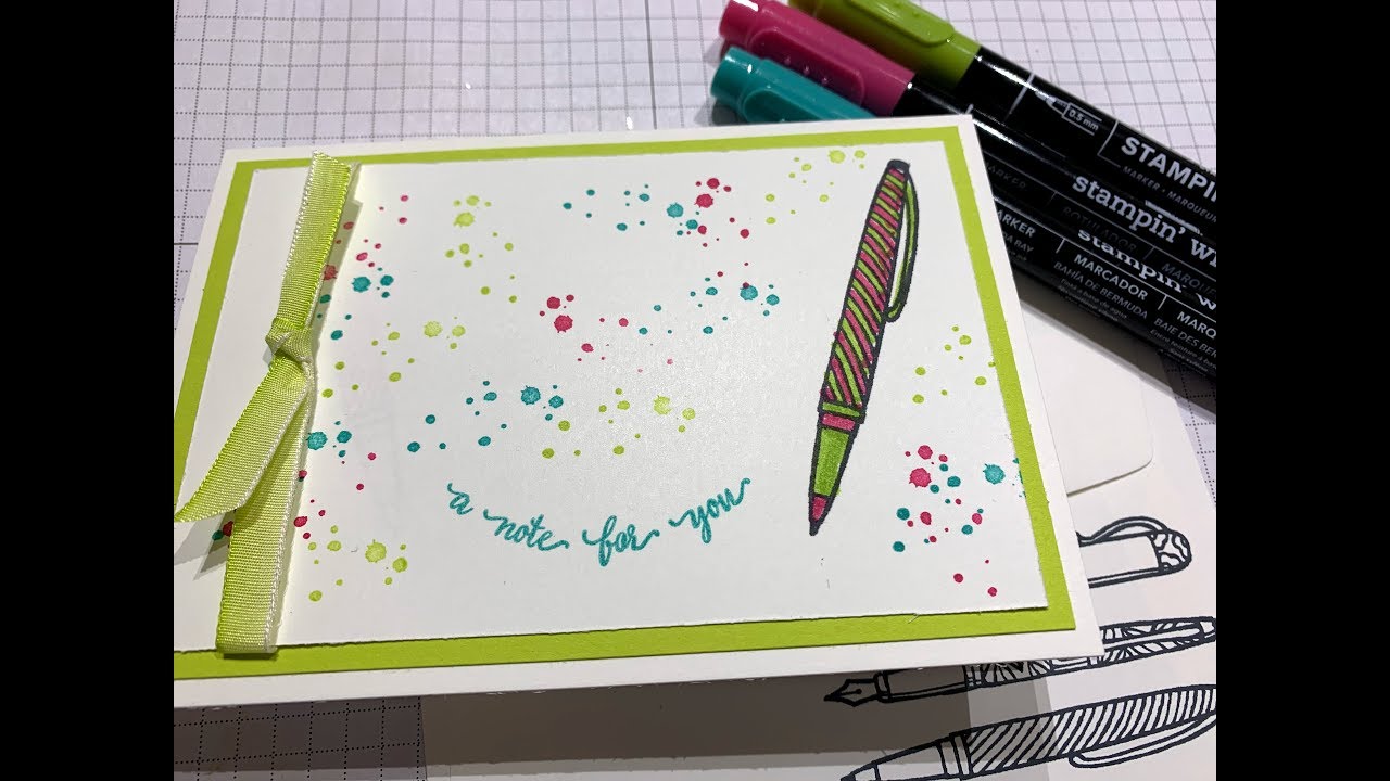 Just A Note - Quick And Easy Note Cards I Crafting Forever I Stampin ...