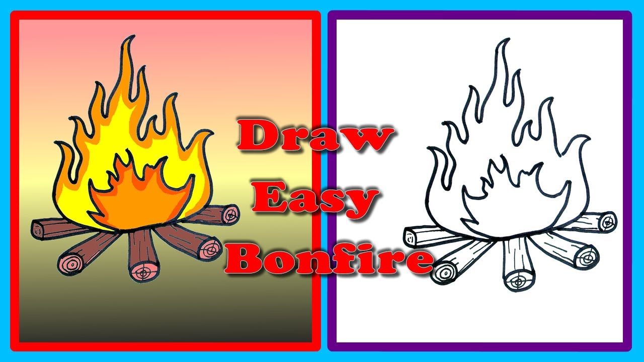 Bonfire Drawing