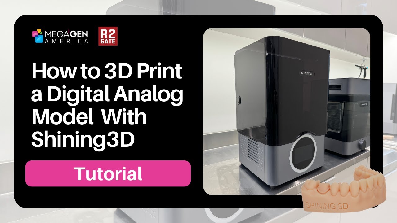 How to 3D Print a Digital Analog Model With Shining3D - YouTube