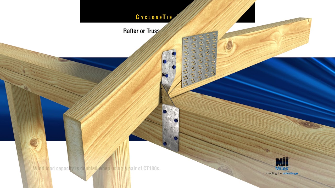 MiTek CycloneTie CT180 - YouTube