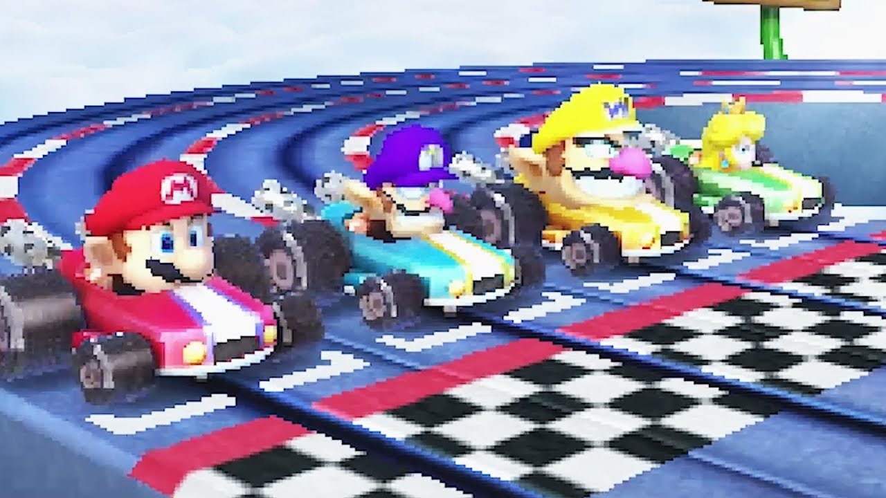 Mario Party The Top 100 Minigames - All Racing Minigames - YouTube