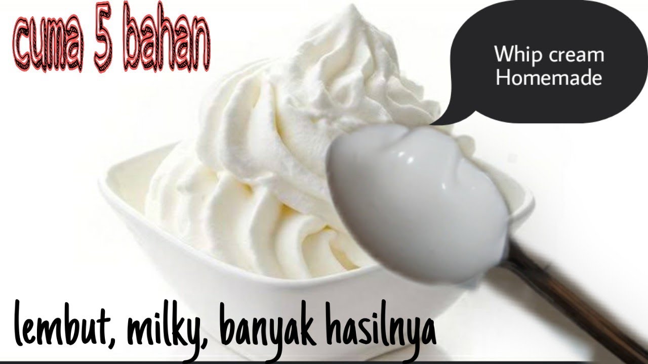 Resep Whipp cream homemade - YouTube