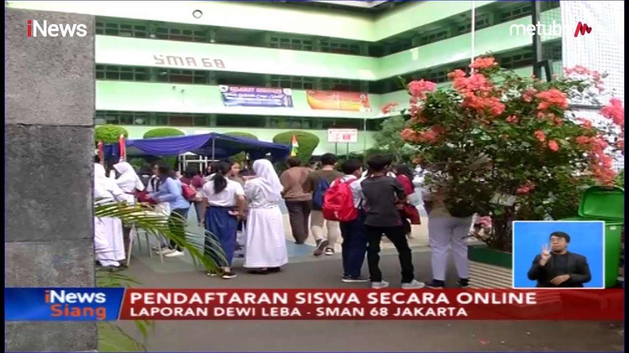 Begini Kondisi Terkini Pendaftaran PPDB di SMA Negeri 68 Jakarta ...