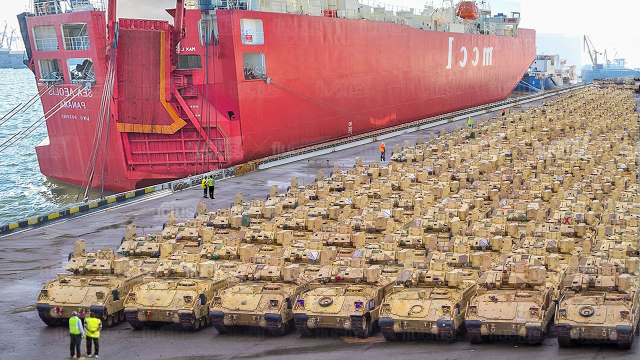 Behind the US Extreme Logistics Operation Moving 1000s of Tanks to ...