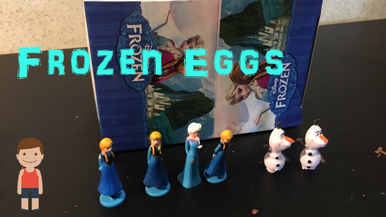 Disney Frozen Eggs Anna Elsa Olaf - YouTube