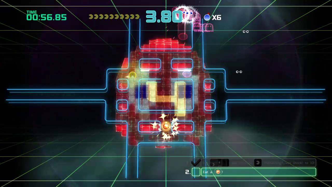 PAC-MAN CHAMPIONSHIP EDITION 2 Tutorial Boss Fight Get 10 Extra Lives ...