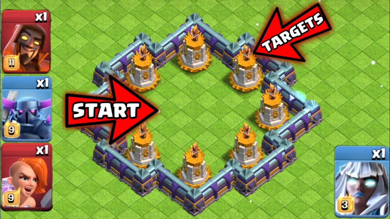 x8 Super Wizard Tower Vs Max Troops | Coc Update - YouTube