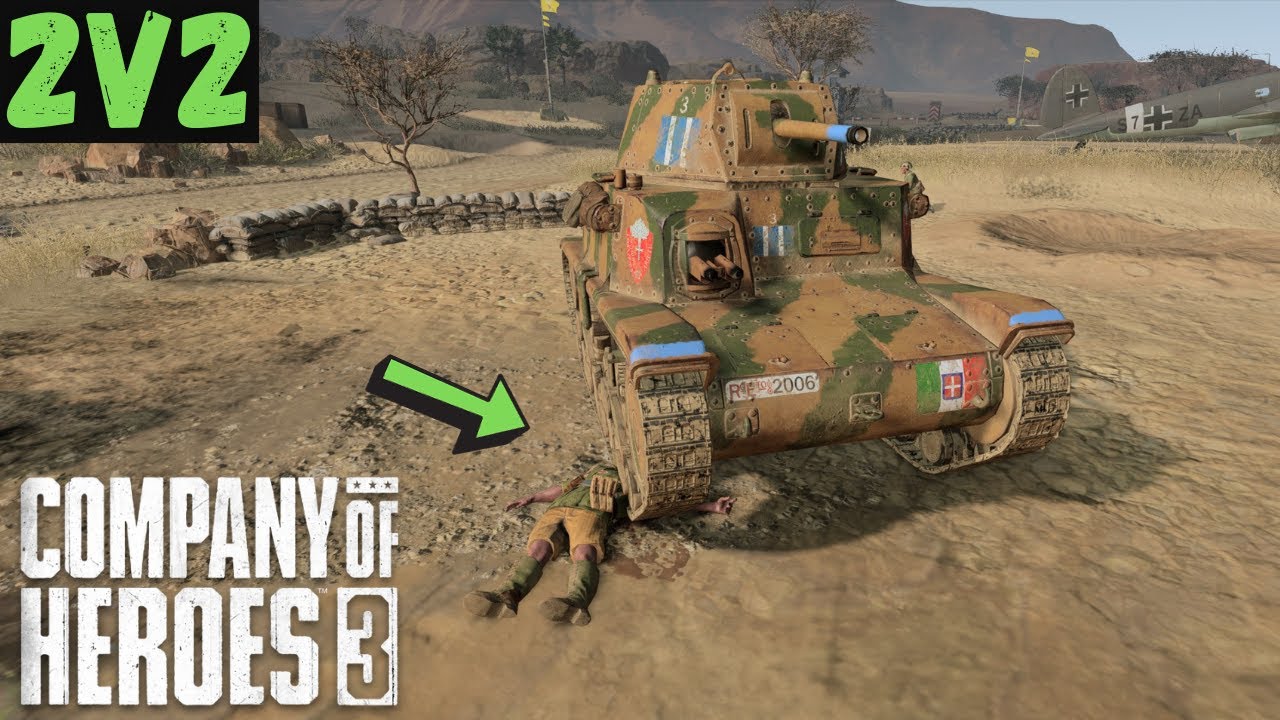 Quick Carro | 2v2 | Company of Heroes 3 - YouTube