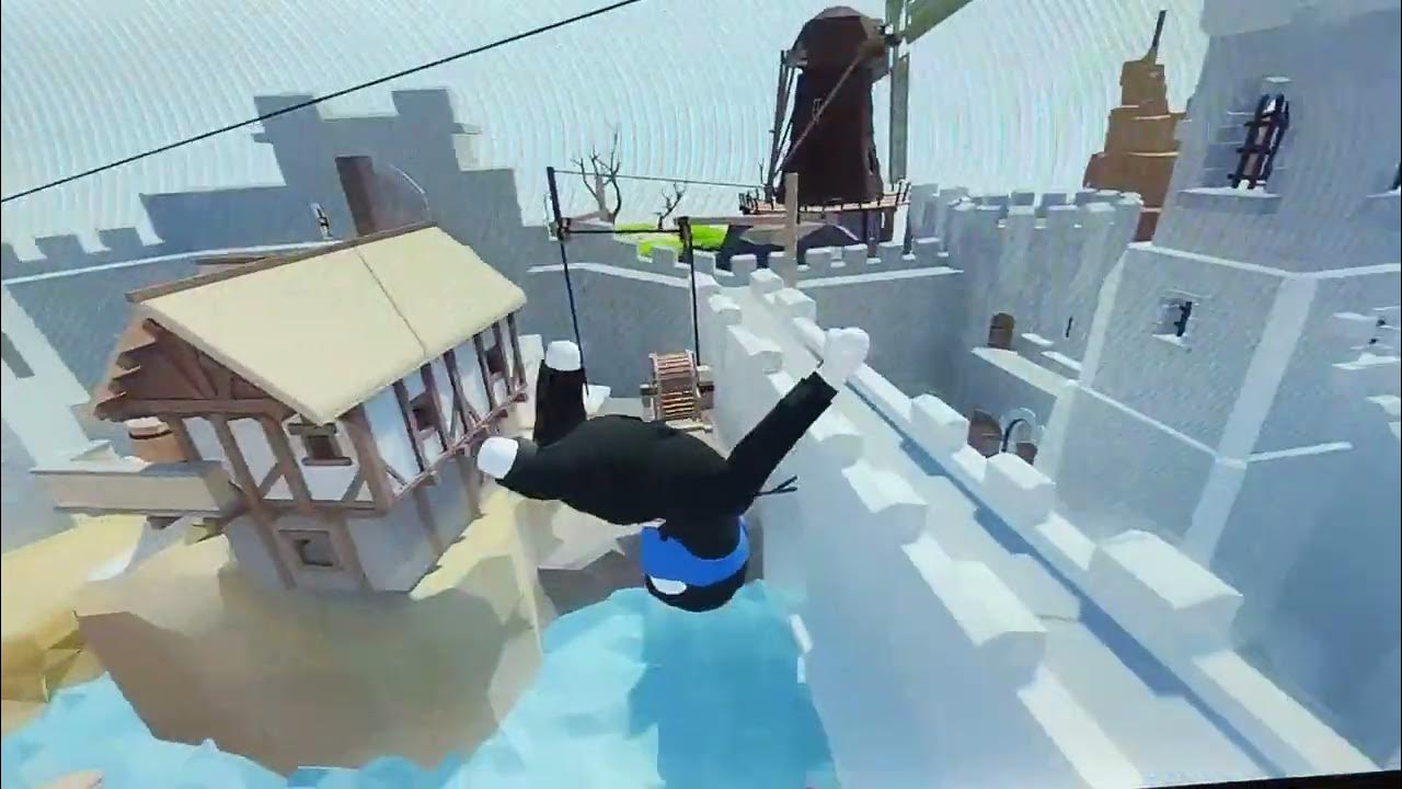 How to beat level 5 in Human Fall Flat. - YouTube