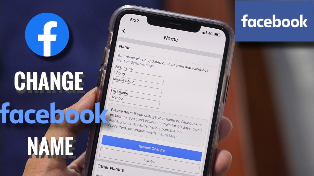 How To Change Facebook Name Easy And Fast 2021 - YouTube