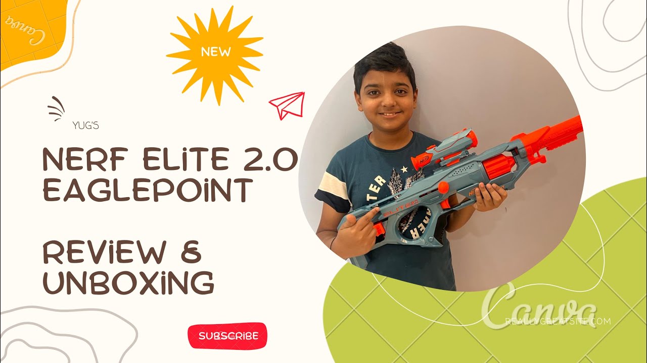 Nerf Elite 2.0 Eaglepoint review by Yug - YouTube