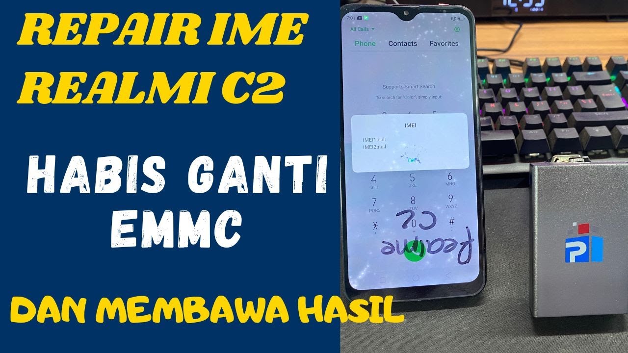 REPAIR IME REALMI C2 HABIS GANTI MMC - YouTube