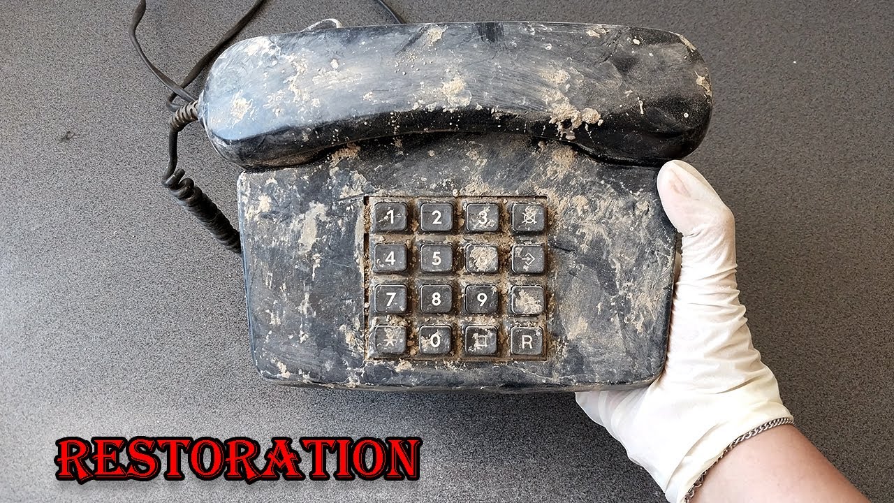 I restored the old and broken telephone - ASMR restoration - YouTube