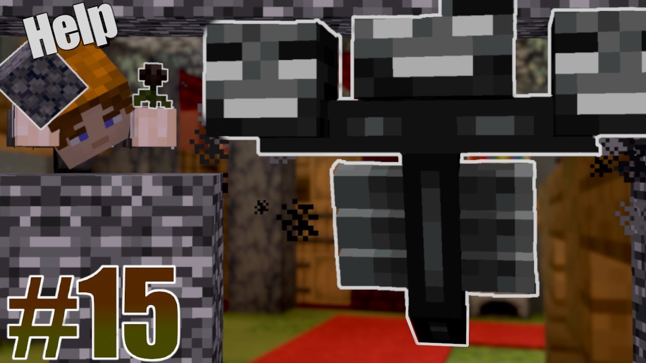 Trapping the Wither for Wither Roses in the Nether - Nikushin Plays ...