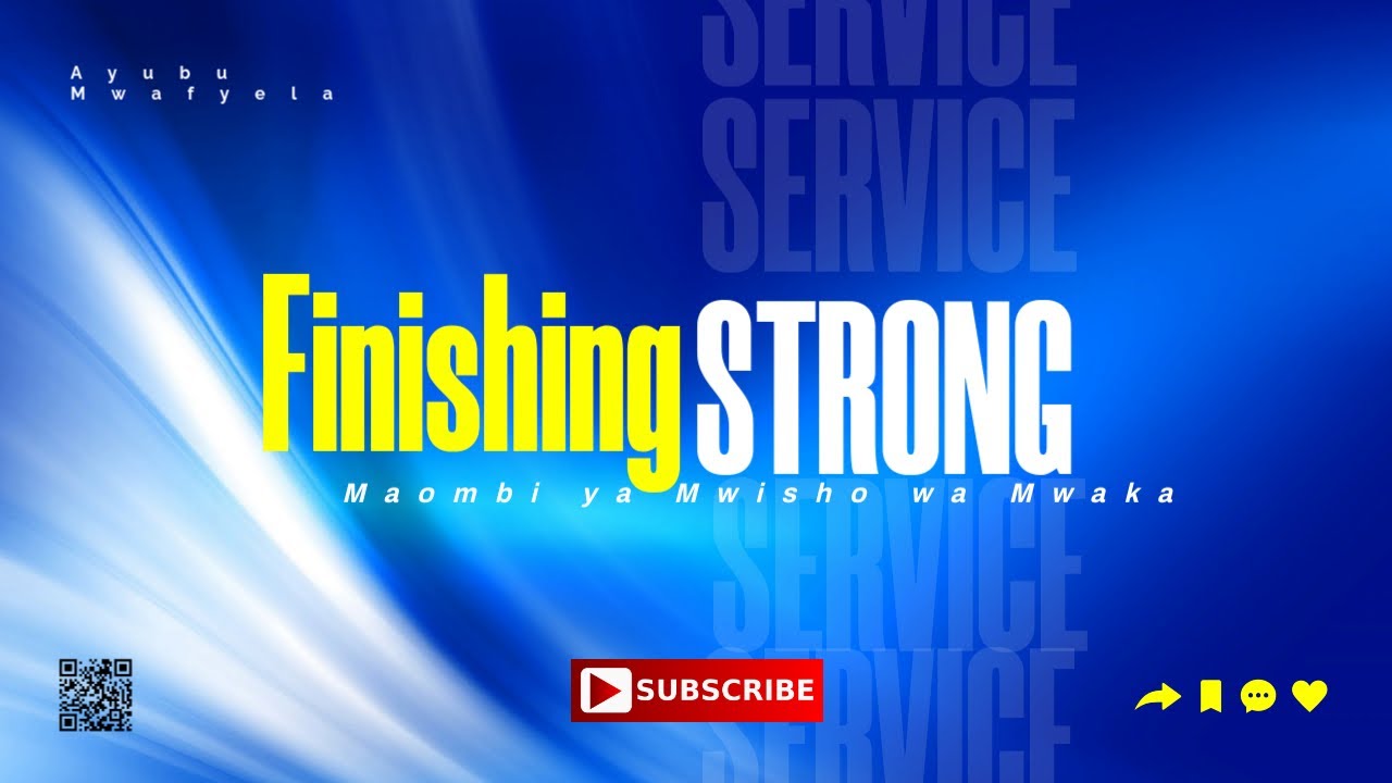 FINISHING STRONG 2024 ONLINE CONFERENCE. - YouTube
