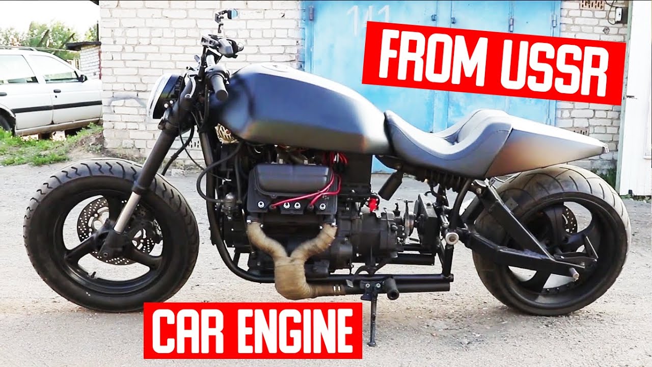 Full Build Soviet Motorcycle With Engine From Car - YouTube