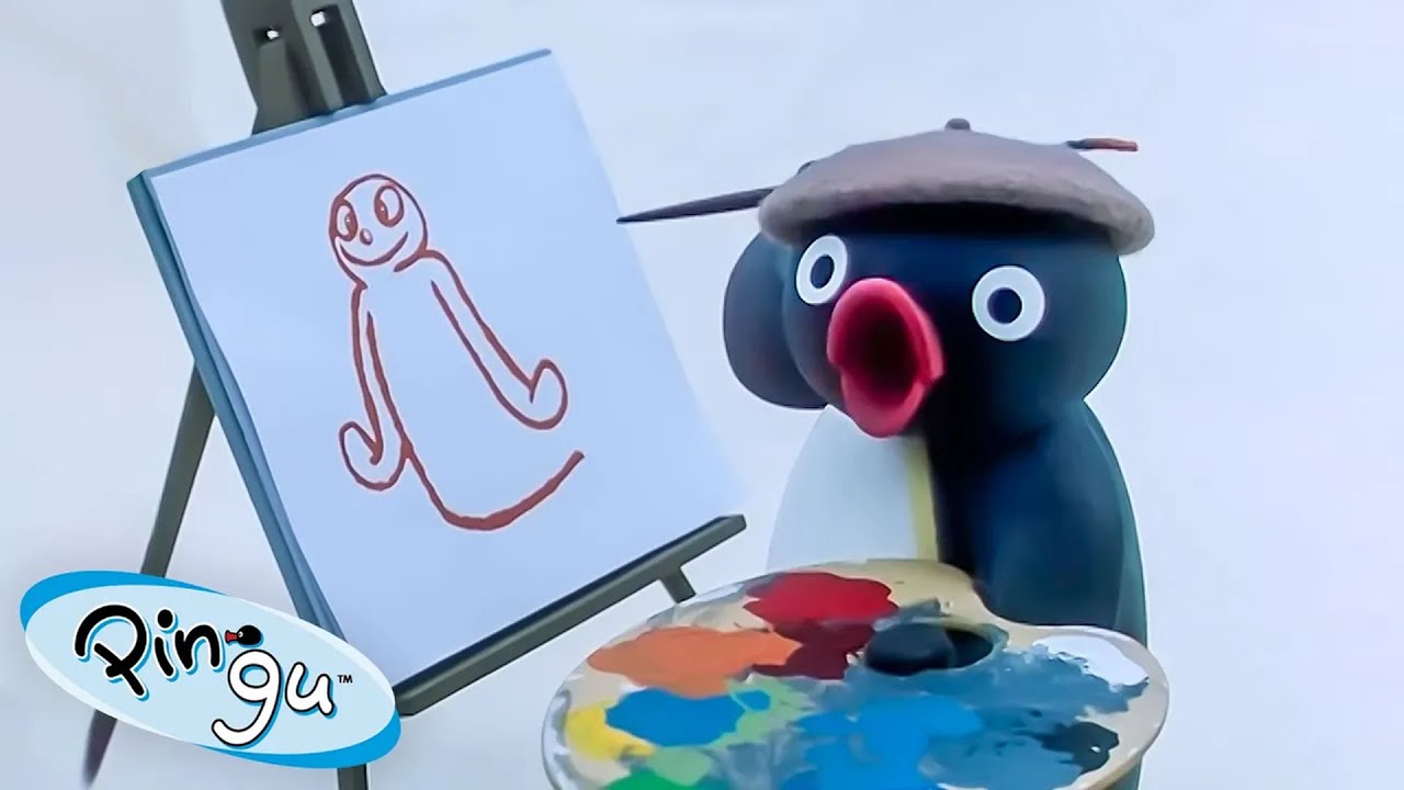 Getting Creative with Pingu 🐧 | Fisher-Price | Cartoons For Kids - YouTube