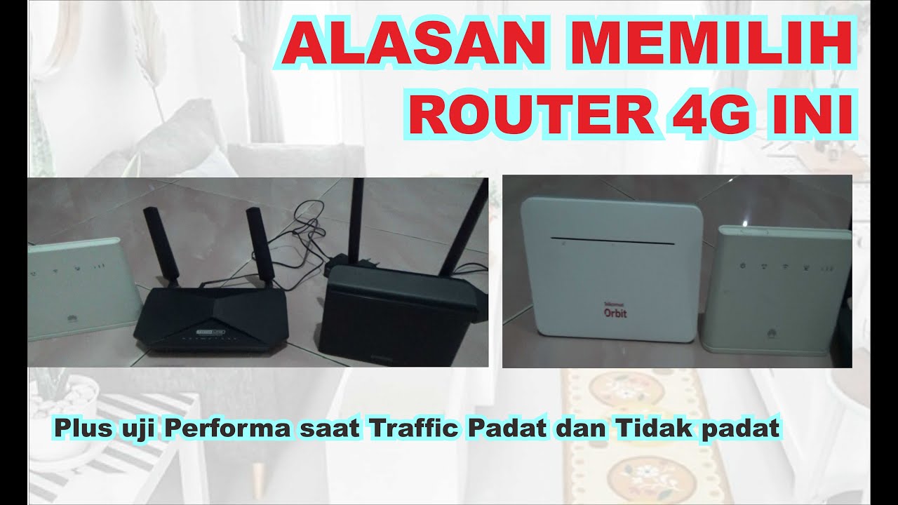 router 4g terbaik-alasan memilih router 4g ini #MUNIRTV - YouTube