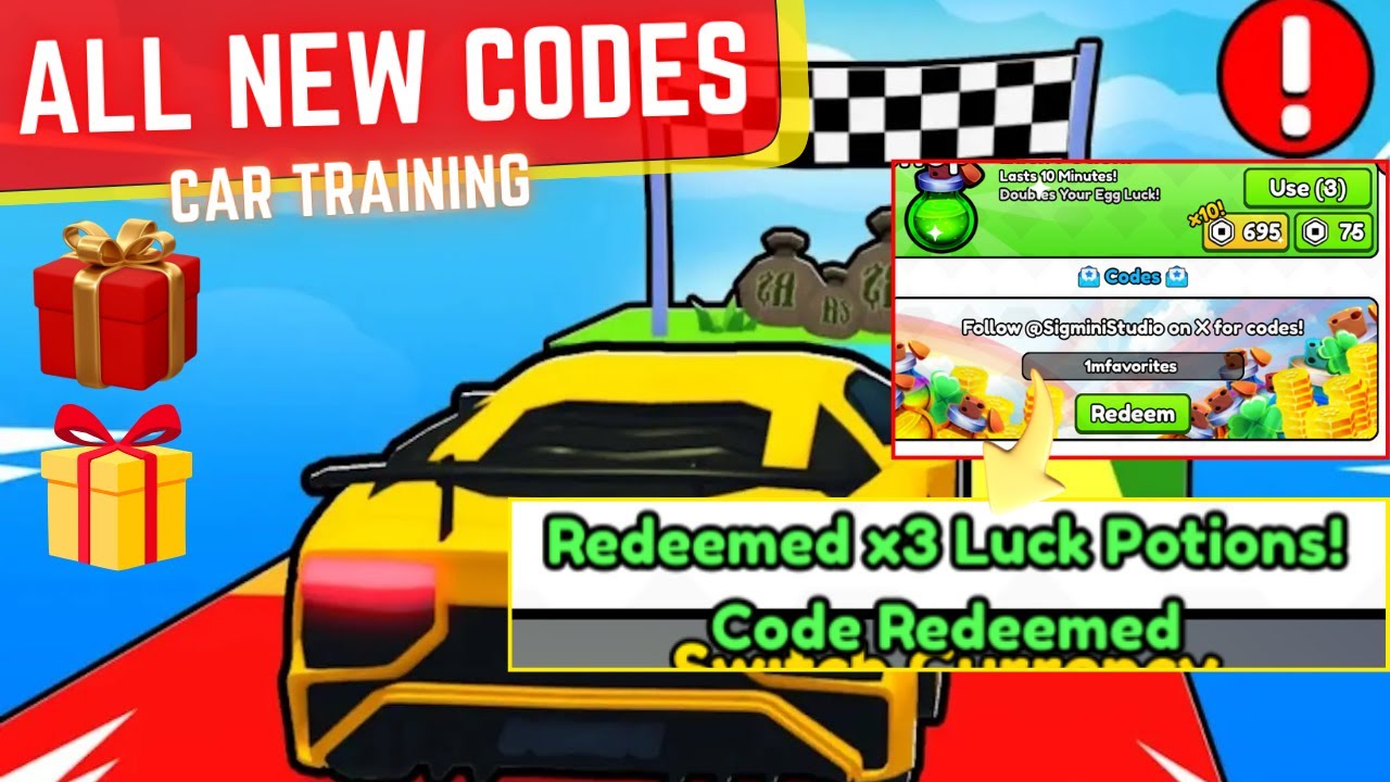 🚨 Brand New! 🚨 All Working Codes for Car Training in 2025 🚗💨 | Roblox Car Training Codes 2025 🎮🔥 ...