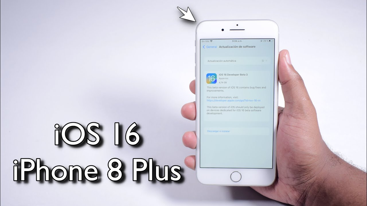 iOS 16 en iPhone 8 Plus 😎 REVIEW iOS 16 BETA 3 en iPhone 8 Plus ¿BUG en ...