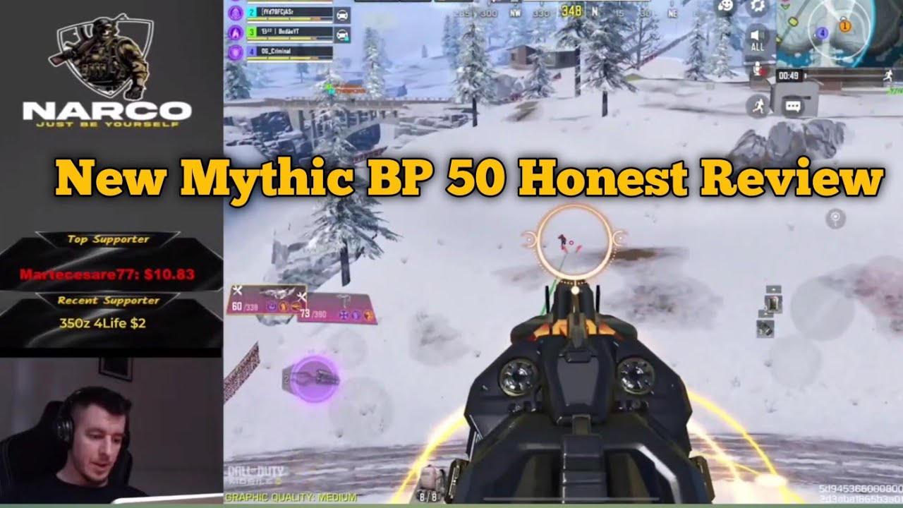 CoD Narco Honest Reaction On New Mythic Gun BP50 Then This Happen 😱 ...