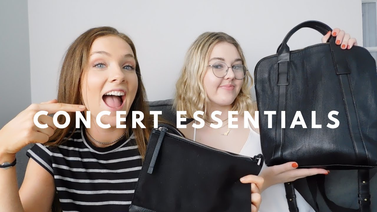 WHAT'S IN OUR CONCERT BAG - YouTube