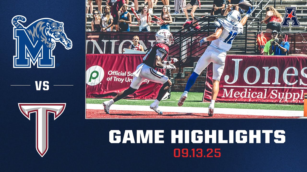Memphis vs. Troy - Highlights | Sept. 13, 2025 - YouTube
