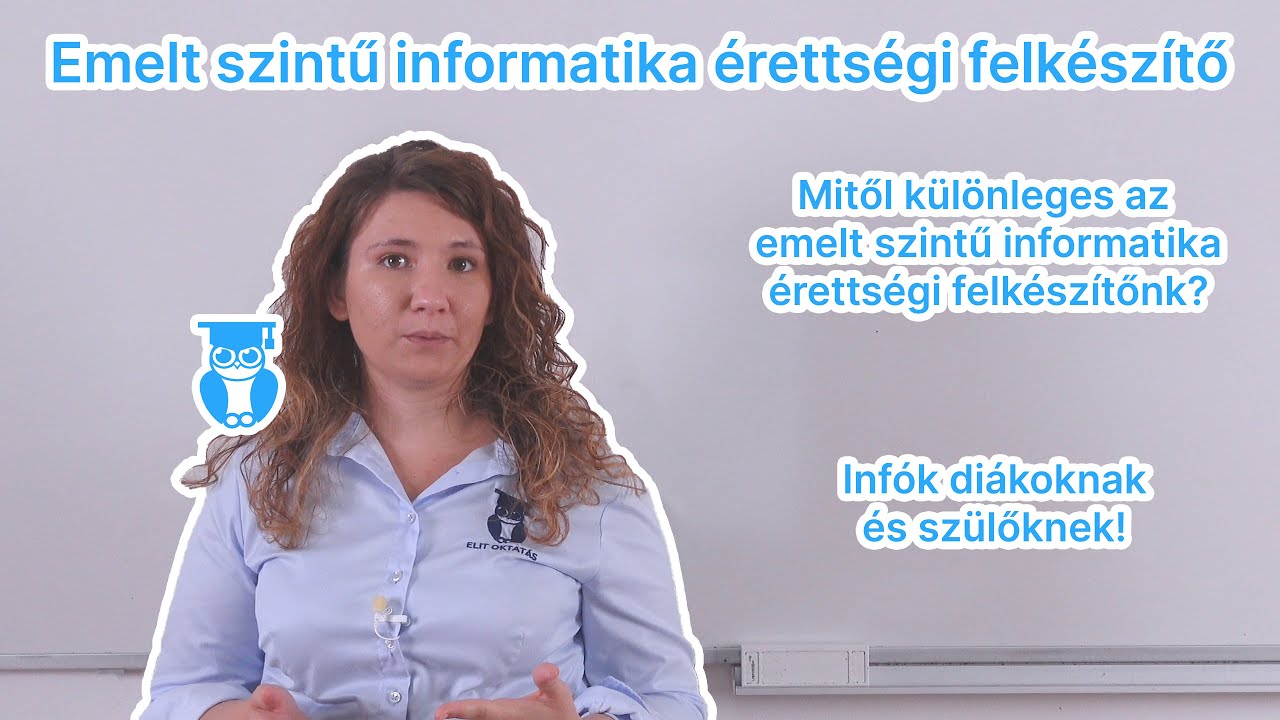 Elit Oktatás Emelt Szintű Informatika Érettségi Felkészítő bemutató ...