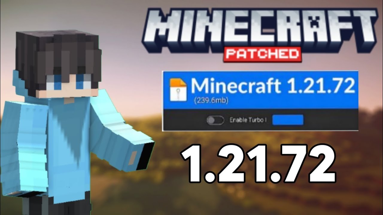 Minecraft Patched 1.21.72 Version Release | How To download 1.21.72 ...