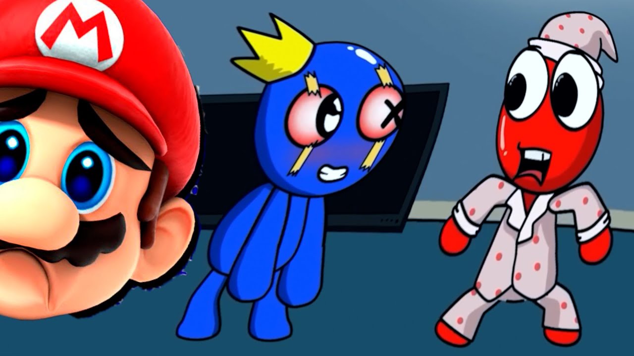 Mario Reacts To DELICIOUS Obunga Coca Cola[Rainbow Friends Animation ...